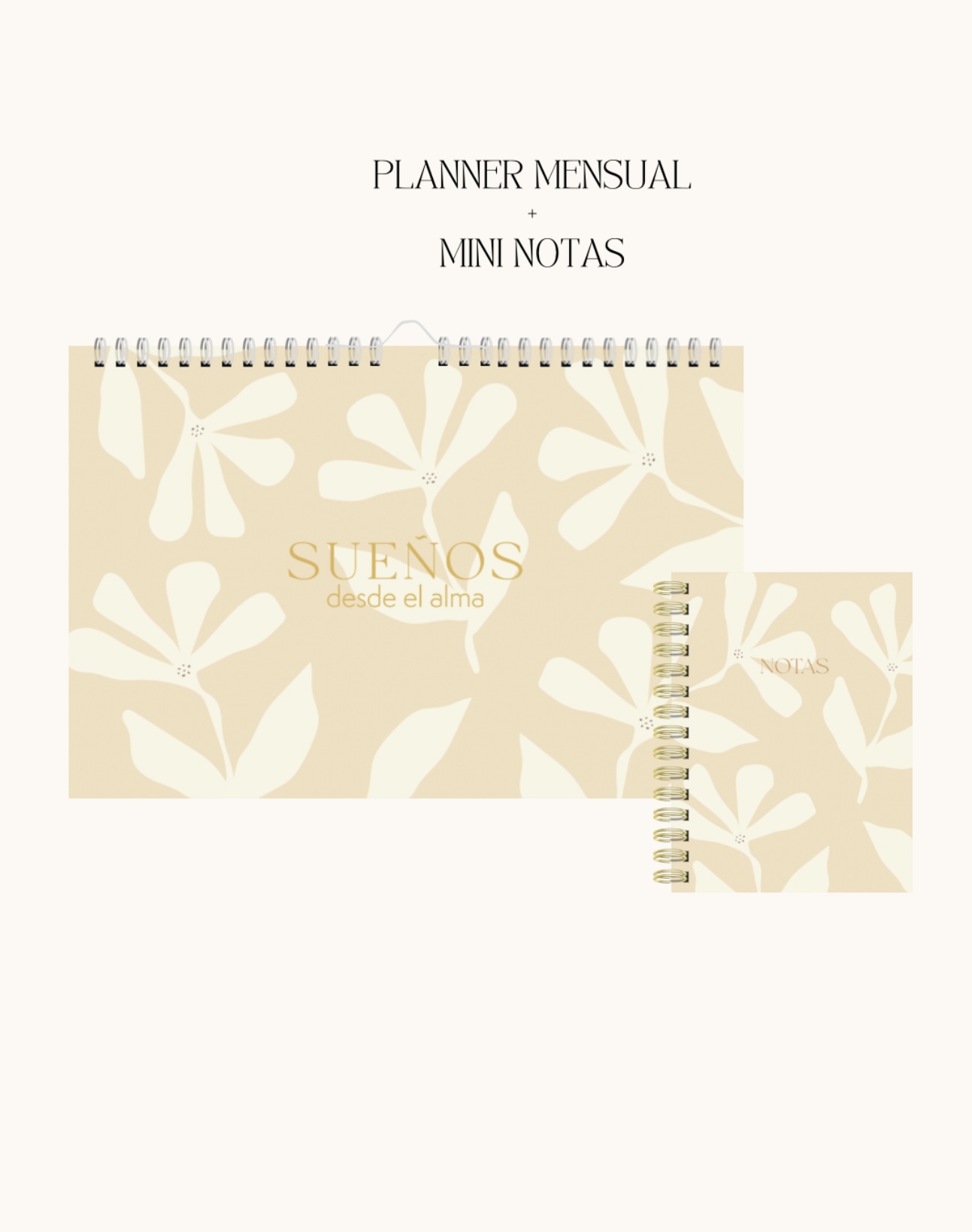 Pack Planner mensual + mini notas - Hi Catalina